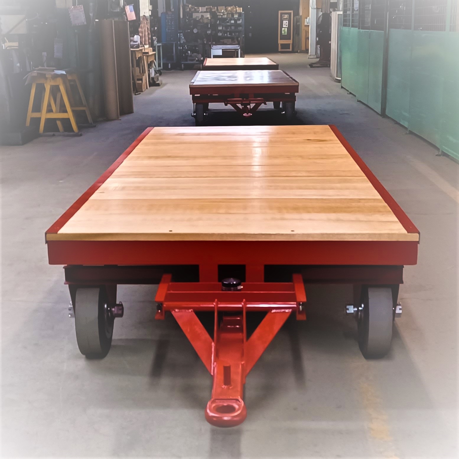 Trucks and Carts Blog | XT3427 - Heavy Duty Four Wheel Steer Trailer