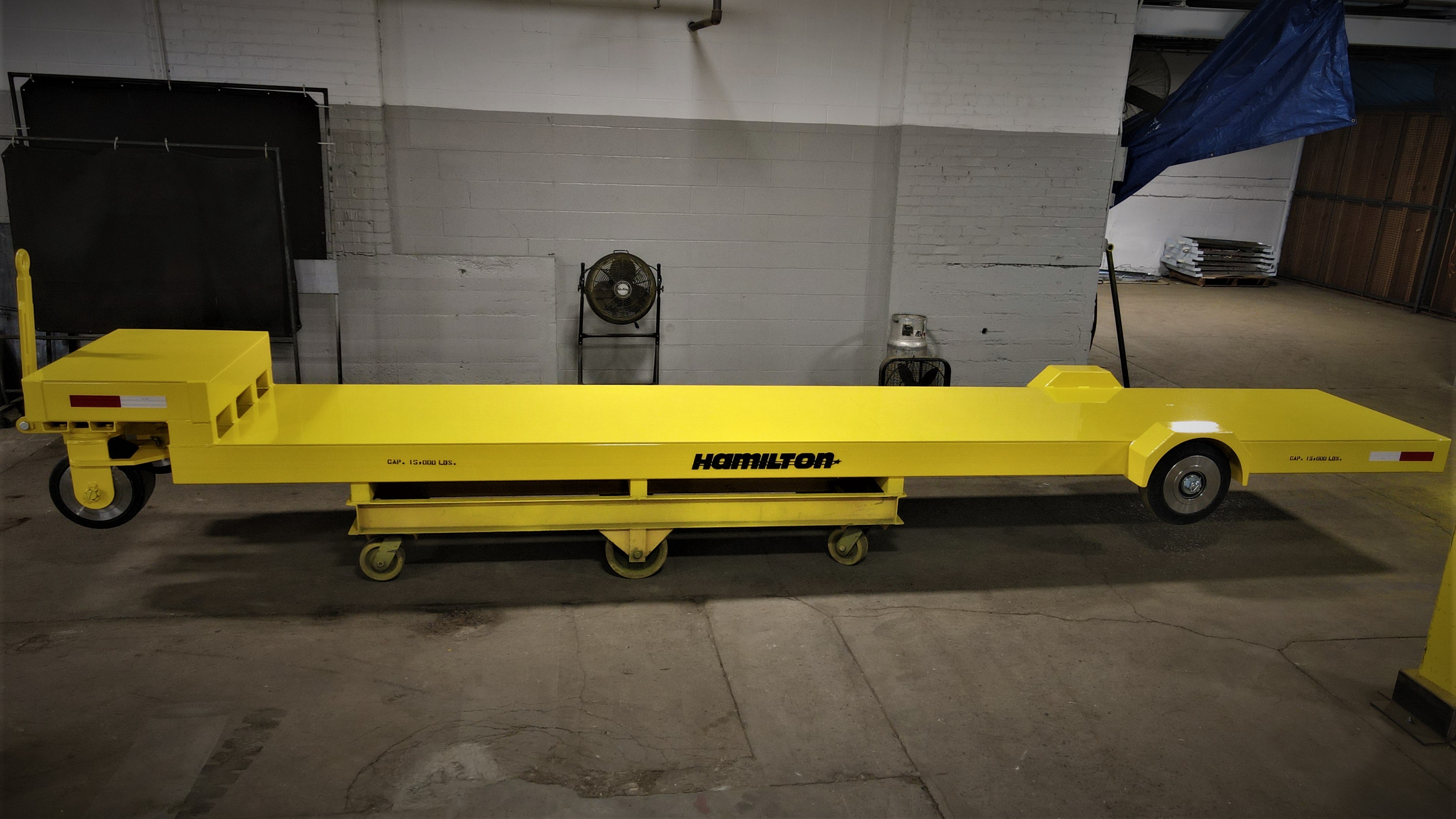 Trucks and Carts Blog | XT3386 - Underslung Two Wheel Auto-Steer Trailer